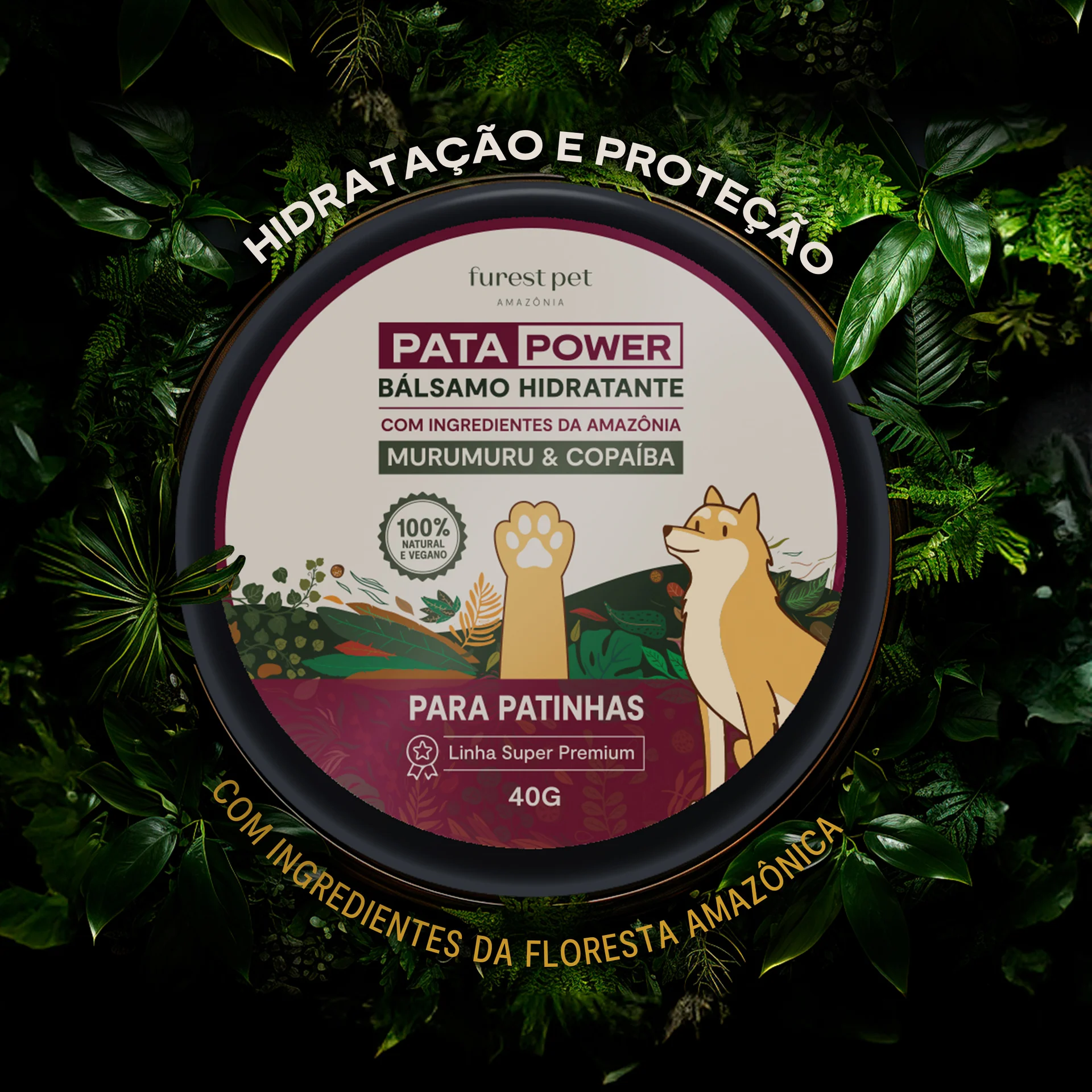 Pata Power - Balm Hidratante 40g - Amoedo Distribuidora